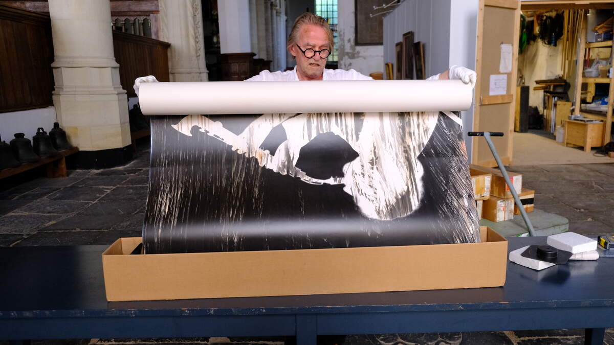 Joep Neefjes maakte live de grootste fotogrammen ter wereld ...