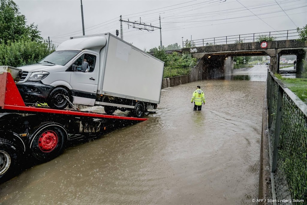 Aardverschuivingen en evacuaties in Noorwegen door storm Hans ...