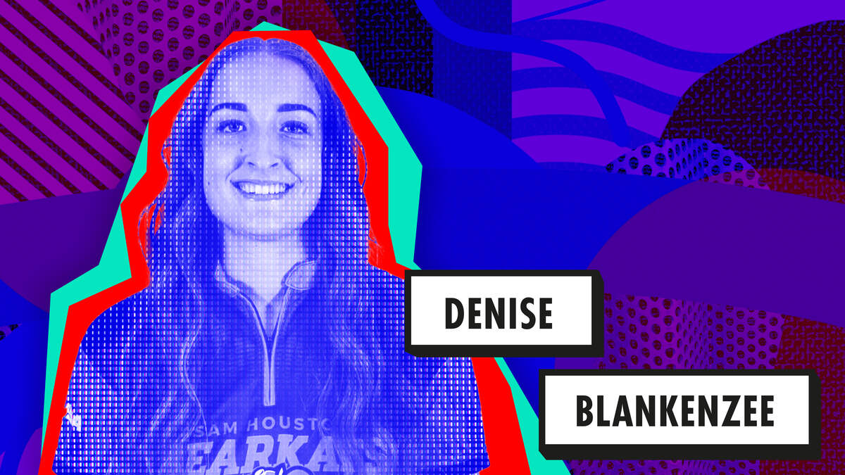 Denise Blankenzee, die met haar team toch nog kans maakt op de ...