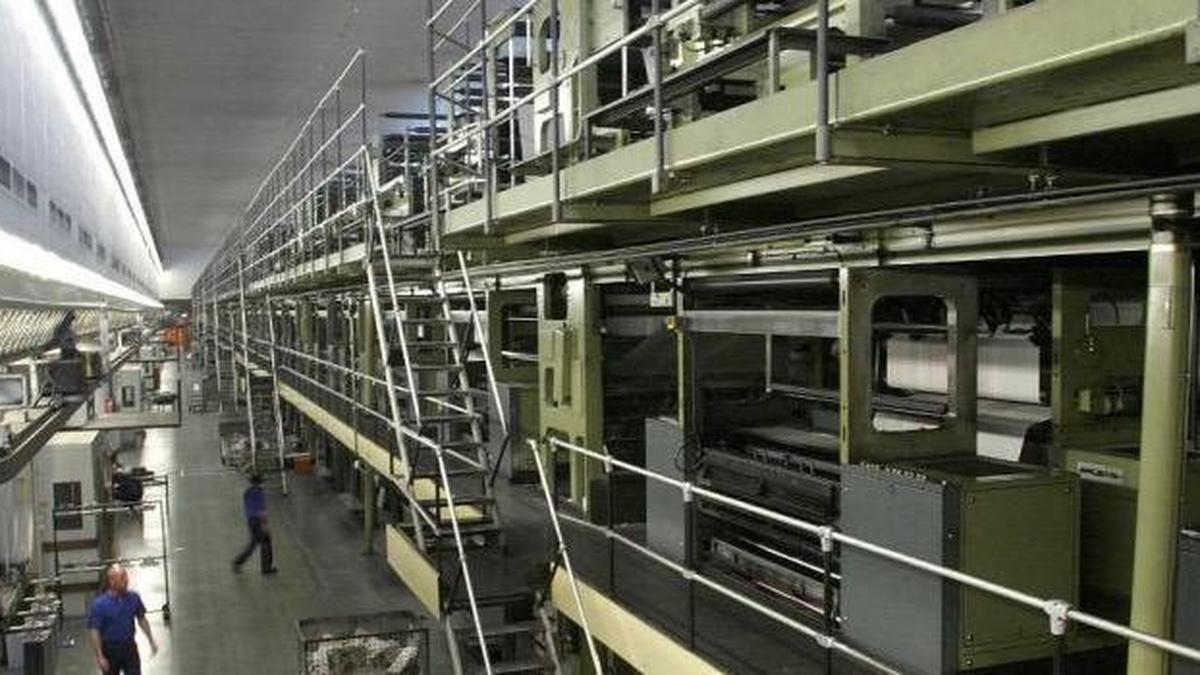 Kranten later bezorgd door stroomstoring die ook persen trof ... Kranten later bezorgd door stroomstoring die ook persen trof ...