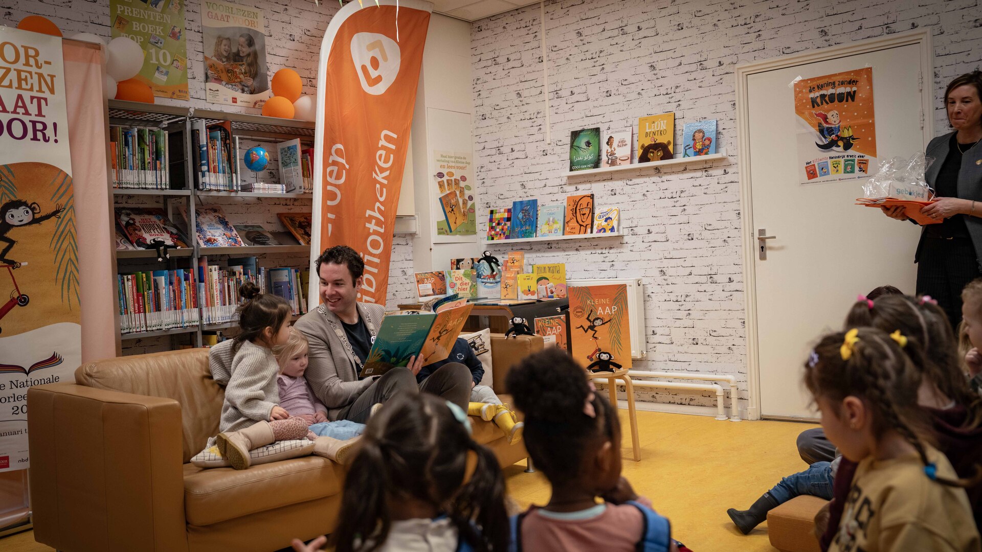 Feestelijke aftrap van Nationale Voorleesdagen in bibliotheken ...