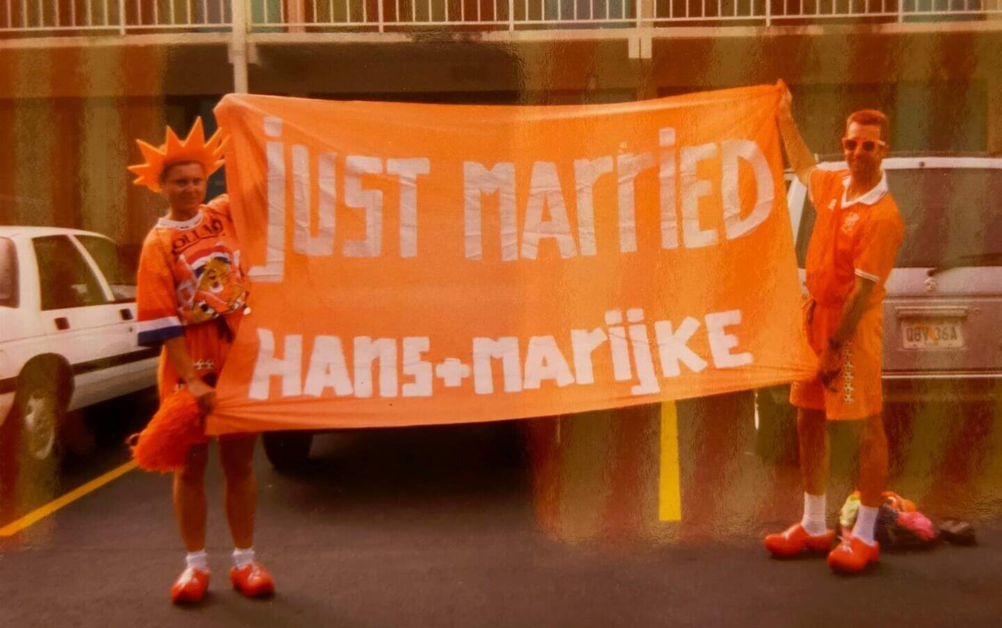 Op huwelijksreis naar het WK in Amerika: ’Het kon niet mooier’, zeggen ...