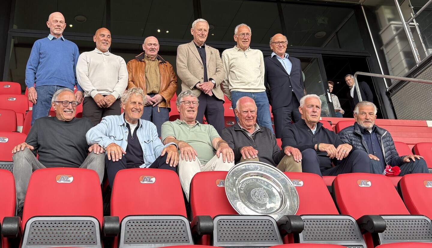 Exact 45 jaar na hun landstitel zijn de kampioenen van AZ er weer. ’Ik ...