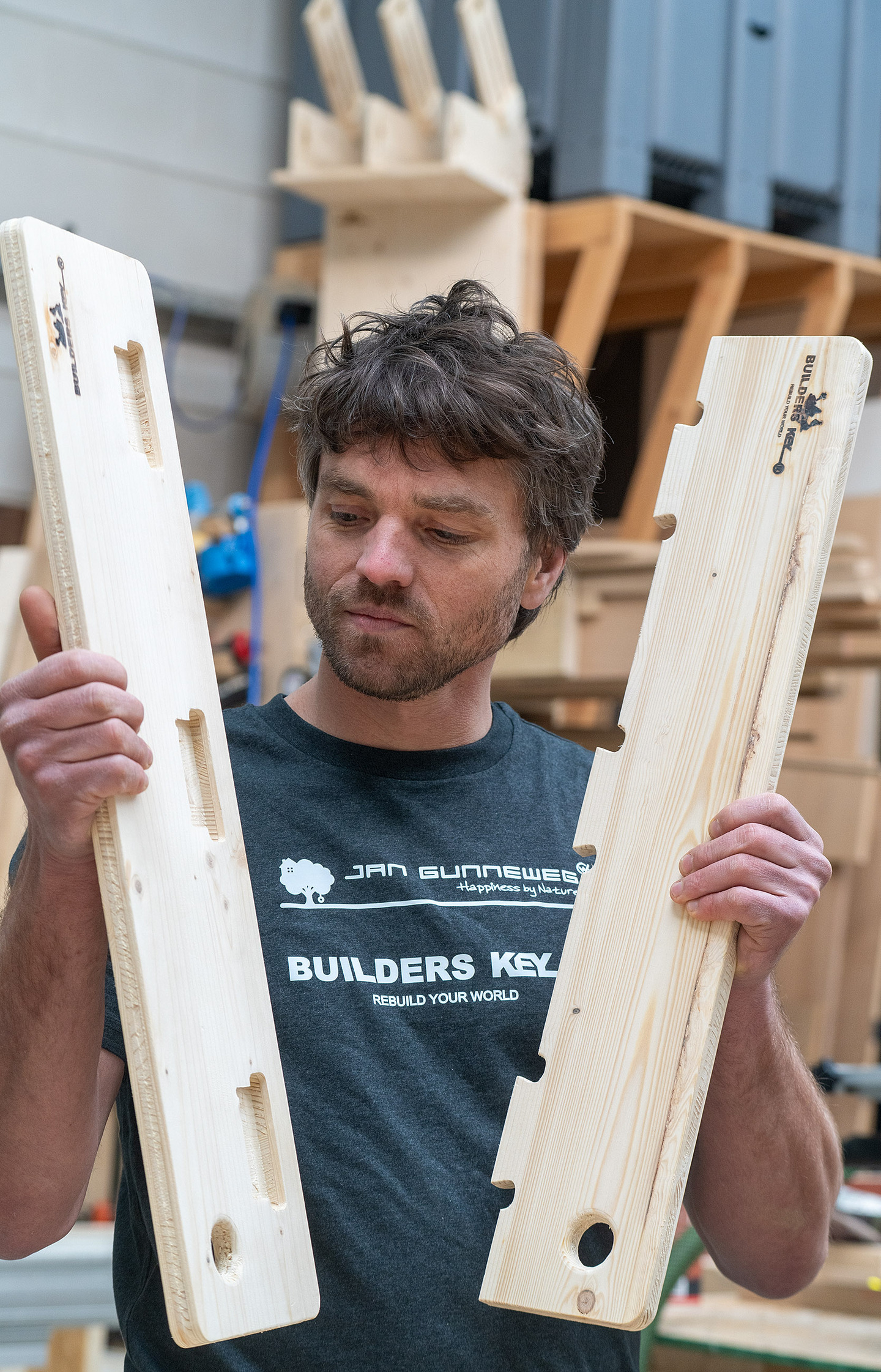 Een houten huis waar geen spijker of schroef aan te pas komt; Jan ...