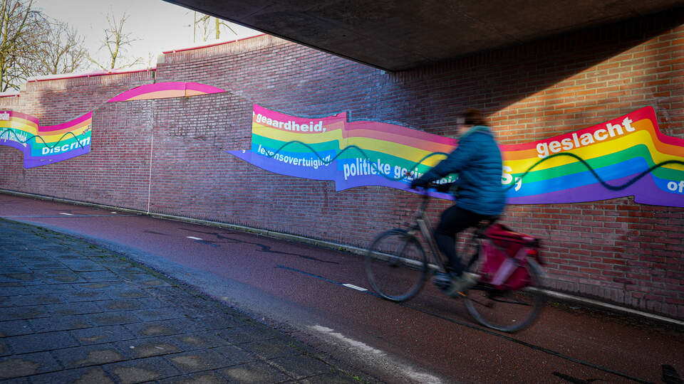 Regenboogkunstwerk keert eindelijk terug in Purmerend na meerdere ...